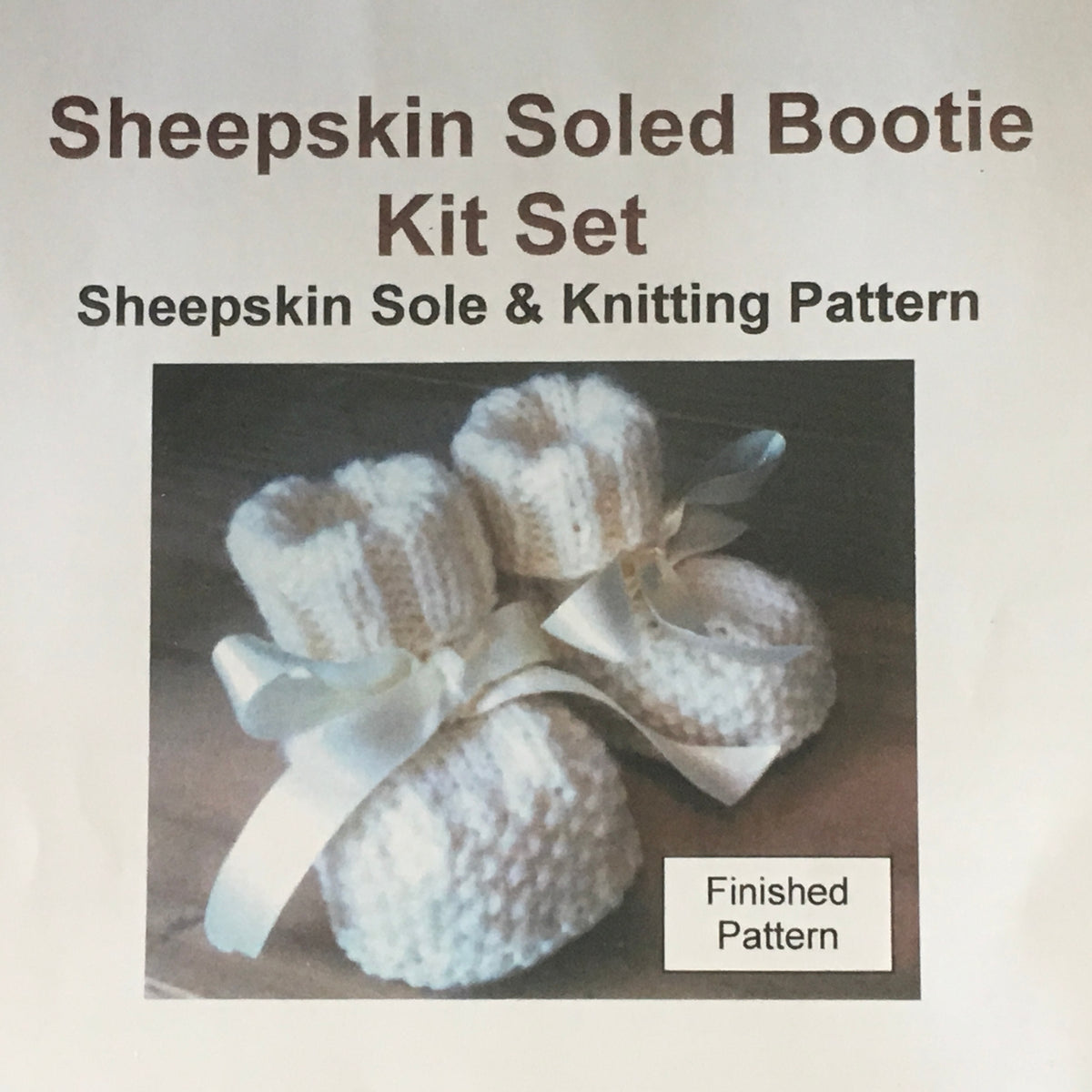 Sheepskin Slipper Sole Bootie Kit – Knit & Yarn
